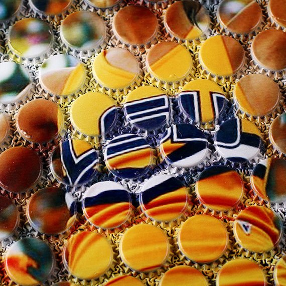 Personalized BeerCap Prints™ Beer Cap Wall Art - Cheerleader Image ...