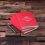 Personalized 80-Page Unlined Portfolio Journal in Red - Teals Prairie ...