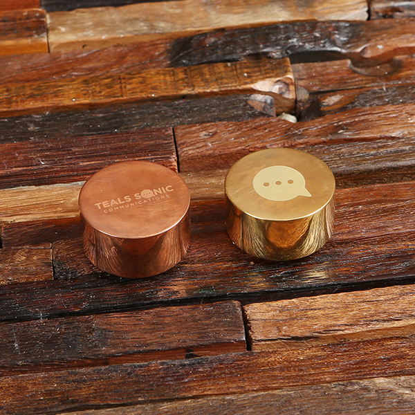 Personalized Round Copper Paperweight Promotional Gift Ideas - Teals ...