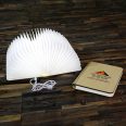 Personalized LED Book Shape Wood Desk Lamp Light - Teals Prairie & Co.®
