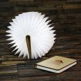 Personalized LED Book Shape Wood Desk Lamp Light - Teals Prairie & Co.®