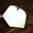 Personalized LED Book Shape Wood Desk Lamp Light - Teals Prairie & Co.®