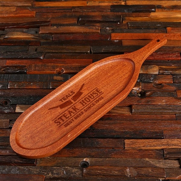 Custom Made Restaurant Wholesale Bread Boards Laser Engraved - Teals ...