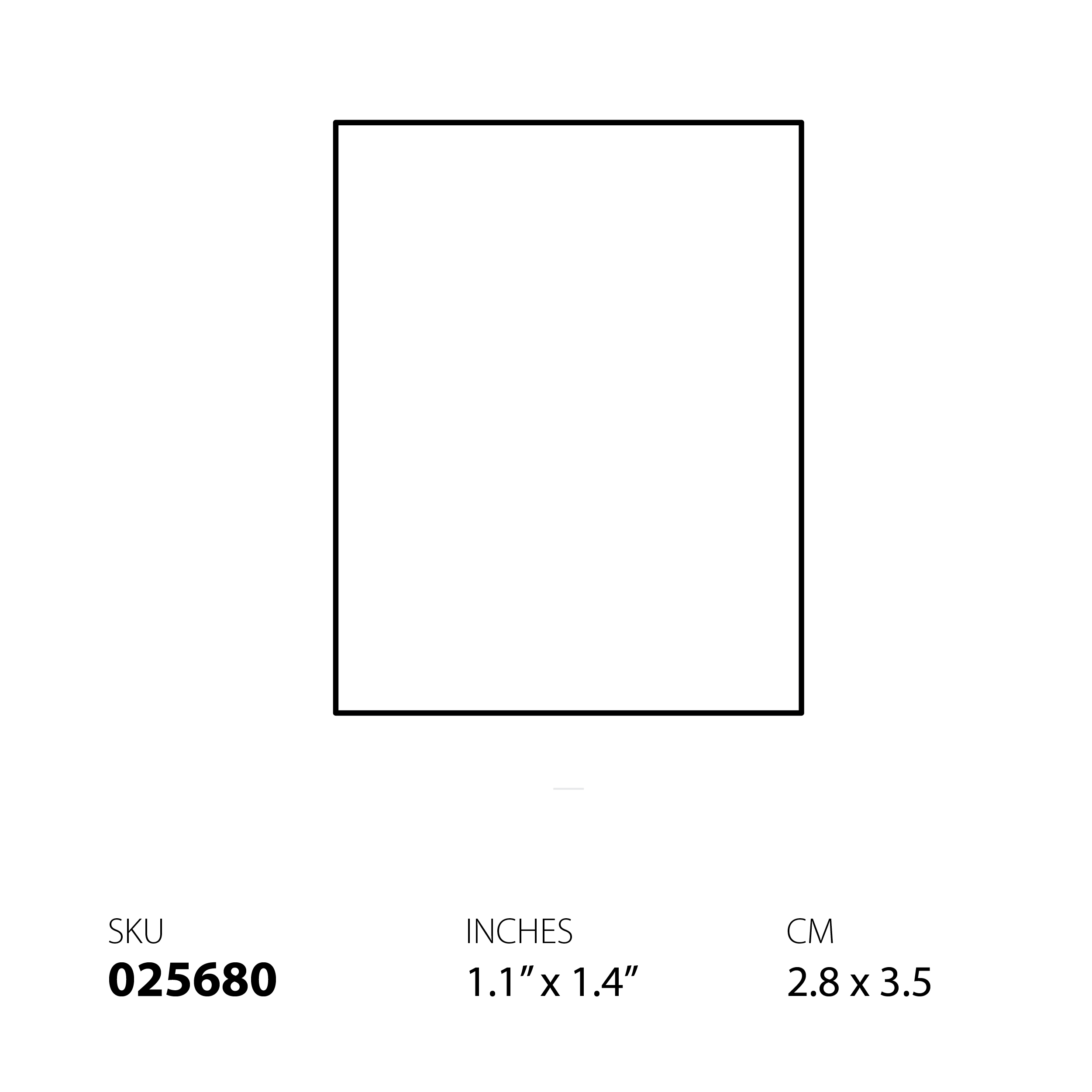 Custom Mini Small Square Shape Decal Sticker 1.1" x 1.4" - Teals ...