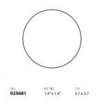 Custom Small Round Circle Shape Decal Sticker 1.4" x 1.4" - Teals ...
