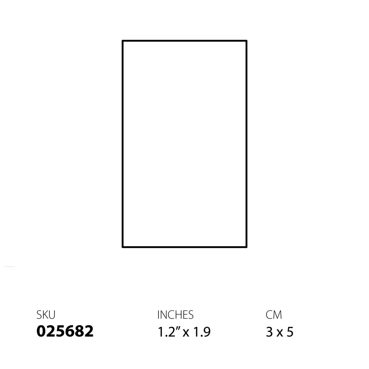 Custom Mini Small Square Shape Decal Sticker 1.2" x 1.9" - Teals ...