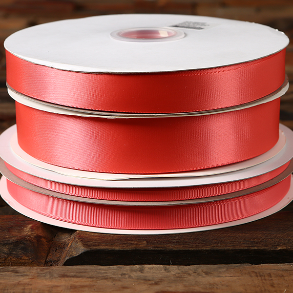 Ribbon #243 Watermelon- Double Faced Satin or Grosgrain In 9 Sizes and ...