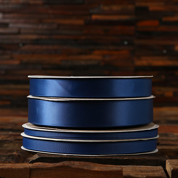 Ribbon #365 Light Navy - Double Faced Satin or Grosgrain In 9 Sizes and ...