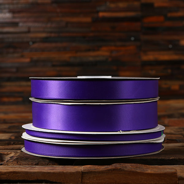 Ribbon #470 Regal Purple - Double Faced Satin or Grosgrain In 9 Sizes ...