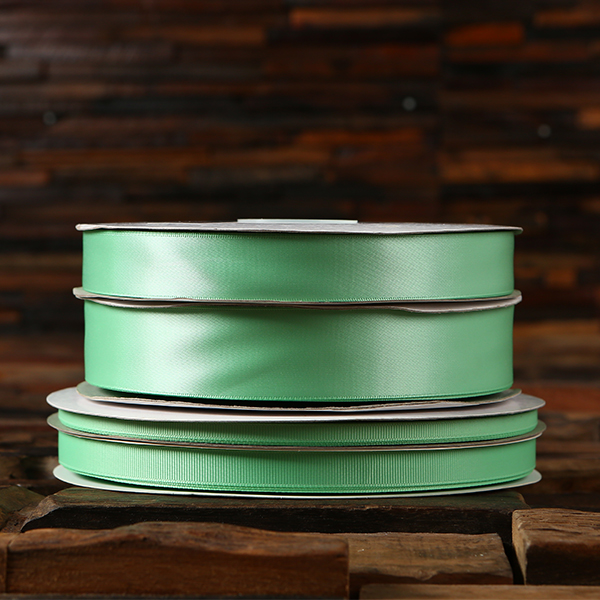Ribbon #530 Mint - Double Faced Satin or Grosgrain In 9 Sizes and 196 ...