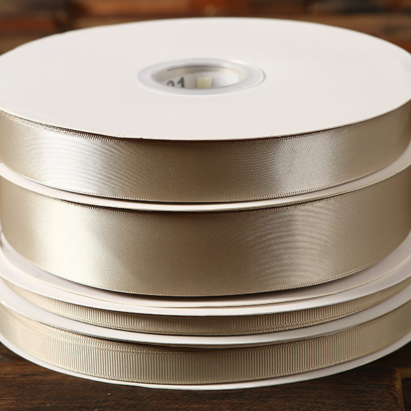 Ribbon #565 Olive Gray - Double Faced Satin or Grosgrain In 9 Sizes and ...