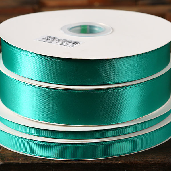 Ribbon #583 Parrot Green - Double Faced Satin or Grosgrain In 9 Sizes ...