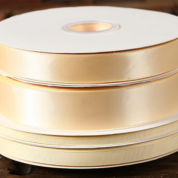 Ribbon #824 Buttermilk - Double Faced Satin or Grosgrain In 9 Sizes and ...