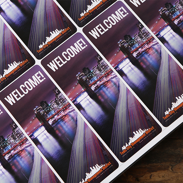 Custom Large Rectangular Shape Film Strip Decal Sticker 2.2" x 5.8 ...