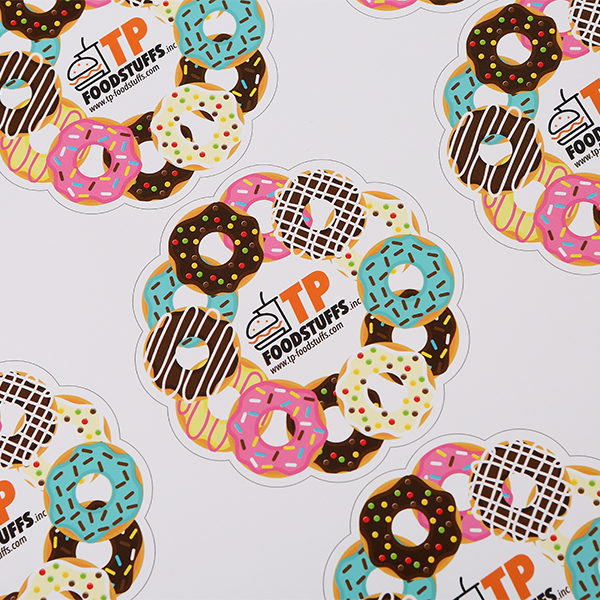 Custom Scallop Shape Decal Sticker 3.7" x 3.7" - Teals Prairie & Co.®