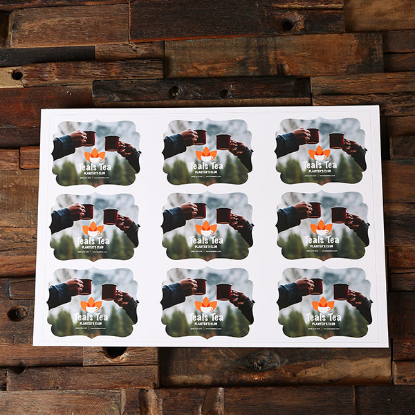 Custom Vintage Frame Decal Sticker 3.5" x 4.7" - Teals Prairie & Co.®